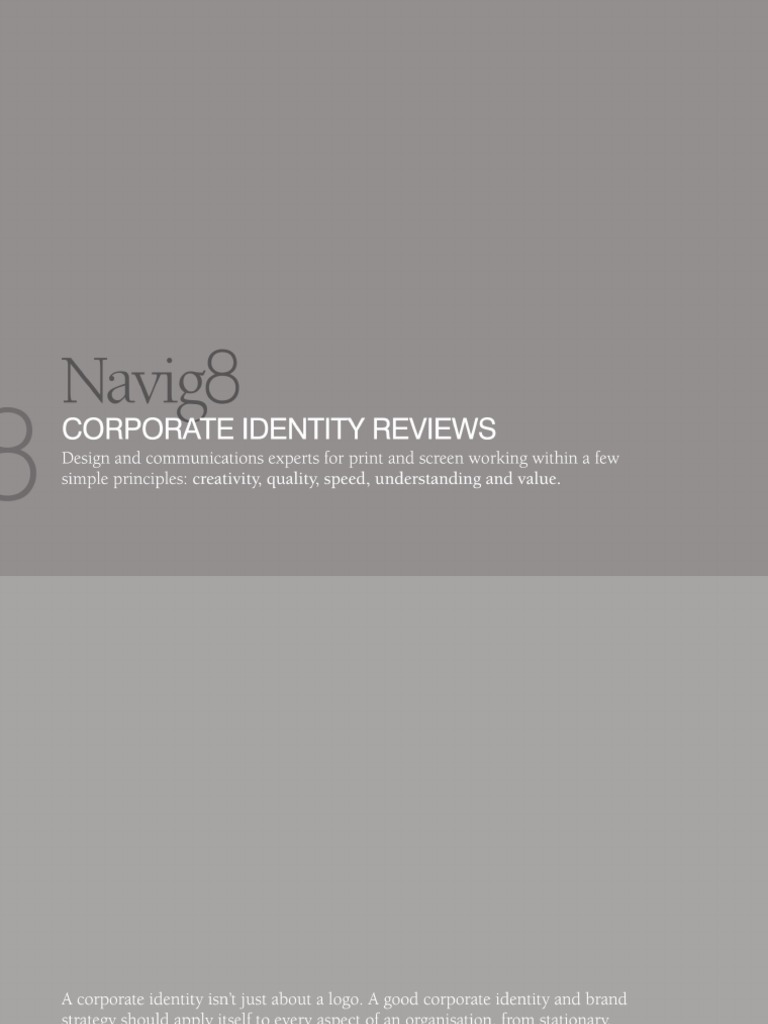 Navig8 Corporate Identity | PDF | Typefaces | Direct Marketing