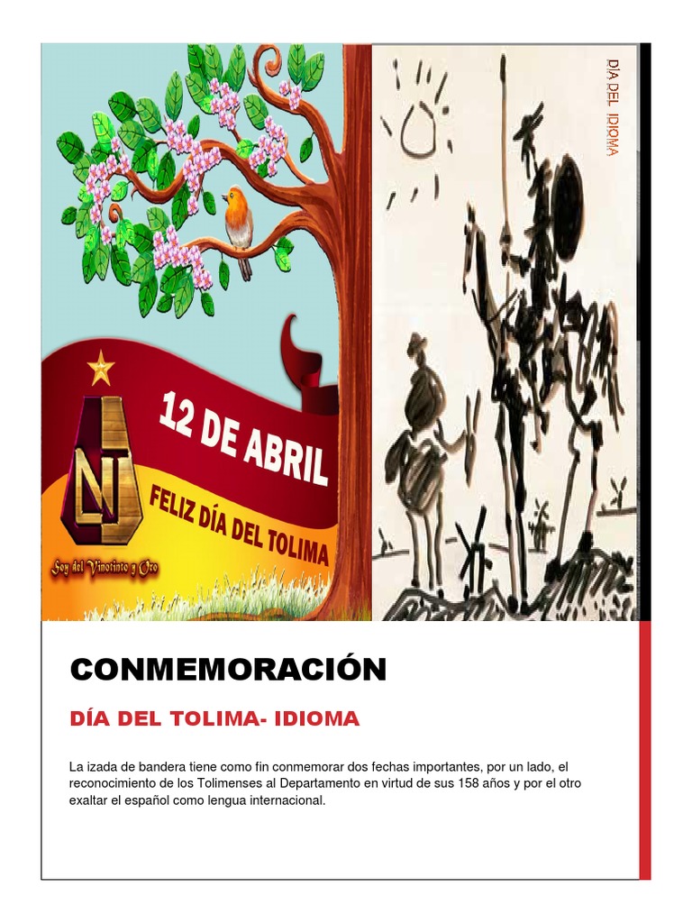 Cronograma Dia Del Tolima | PDF | Literatura en español | Colombia