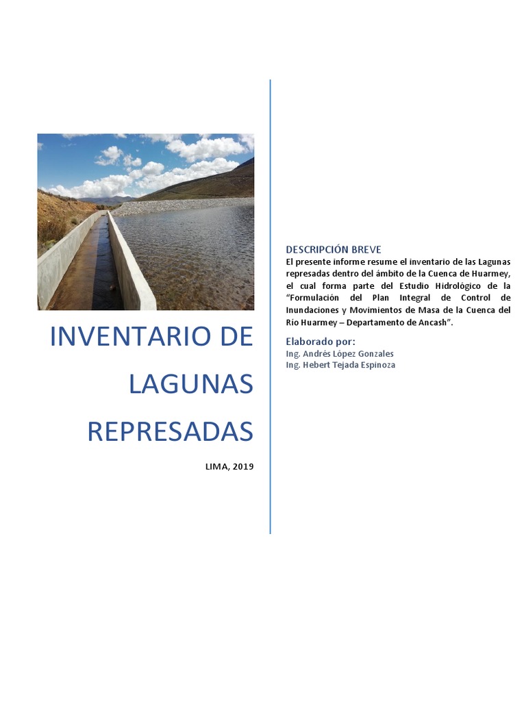 Inventario Represas de Huarmey PDF | PDF | El niño | Cuenca de drenaje