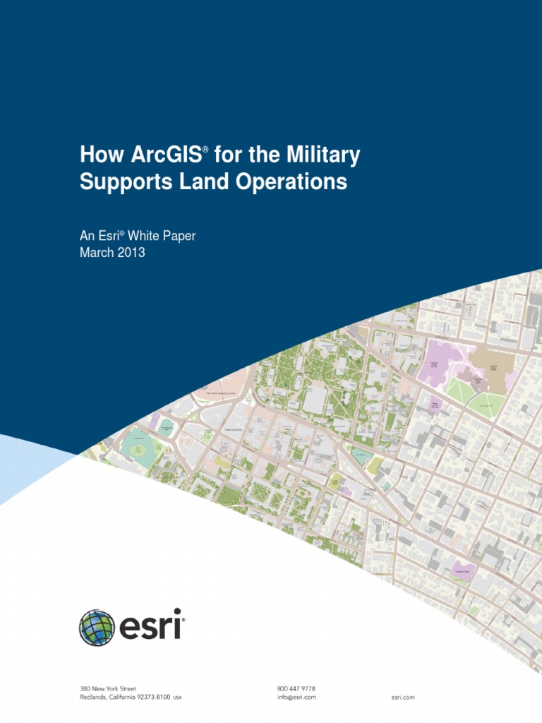 How Arcgis For The Military | PDF | Arc Gis | Esri