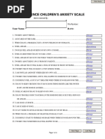 SCARED - Scoring Guide | PDF | Anxiety | Anxiety Disorder