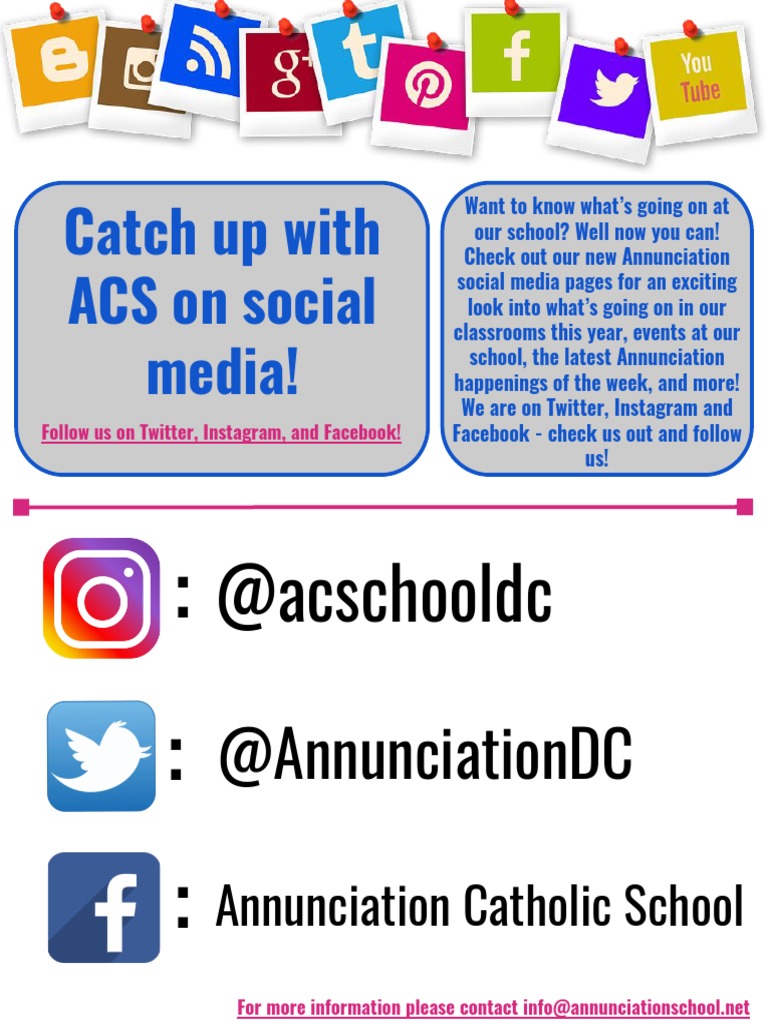 Acs Social Media Flyer | PDF | Social Science
