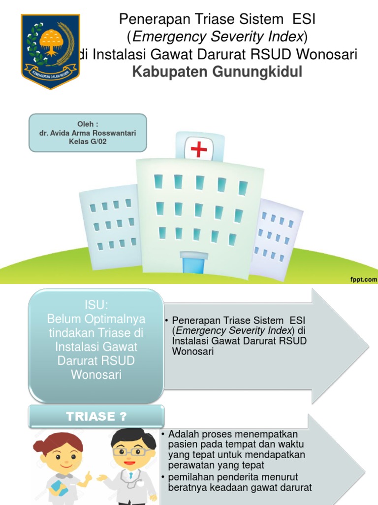 Penerapan Triase Sistem Esi Emergency Severity Index Di Instalasi