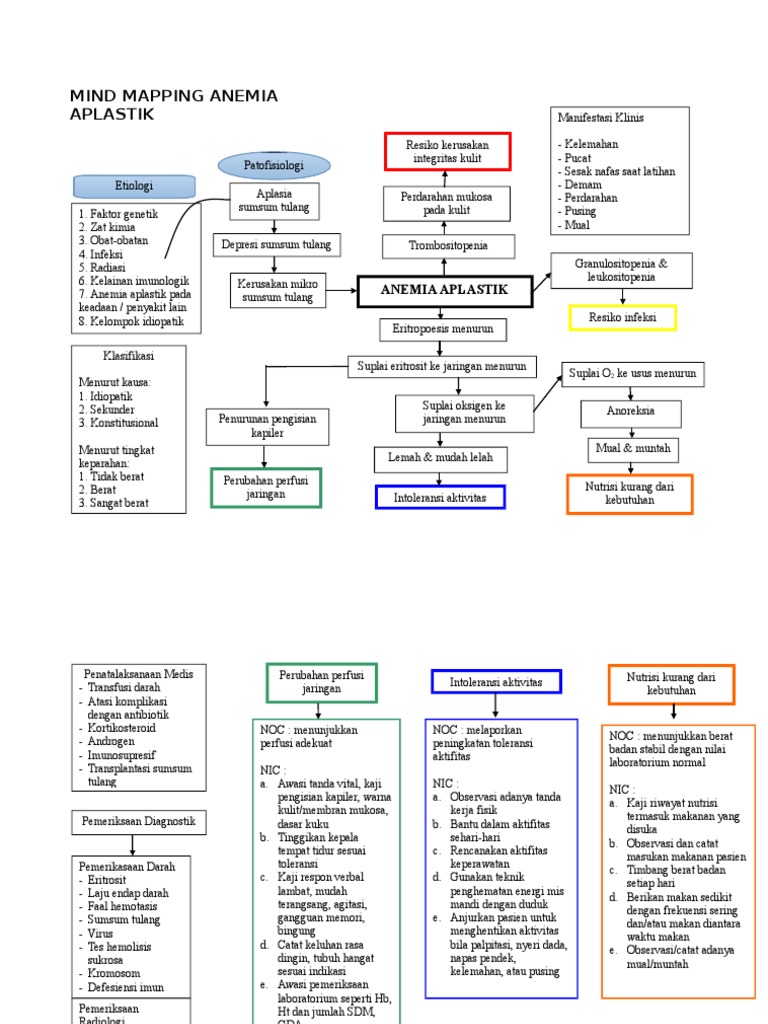 Mind Map Anemia Aplastik | PDF