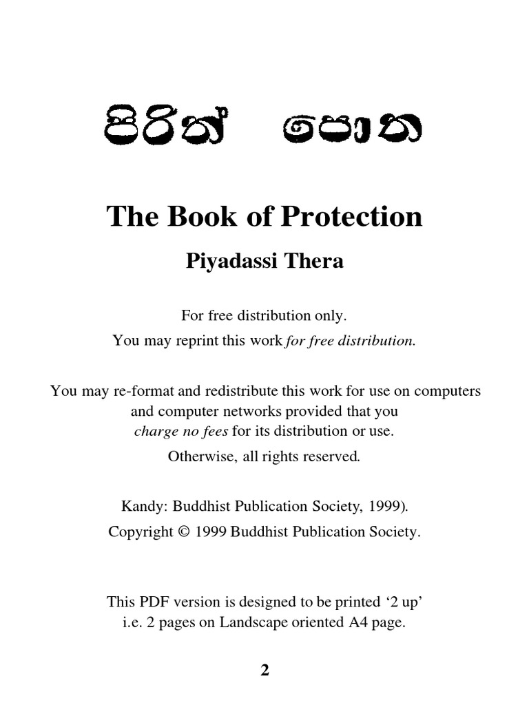 The Book of Protection PDF | PDF | Buddhist Texts | Gautama Buddha