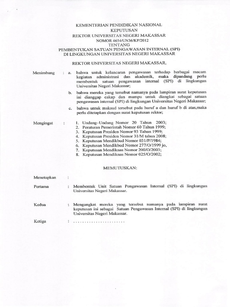SK Pembentukan Spi PDF | PDF
