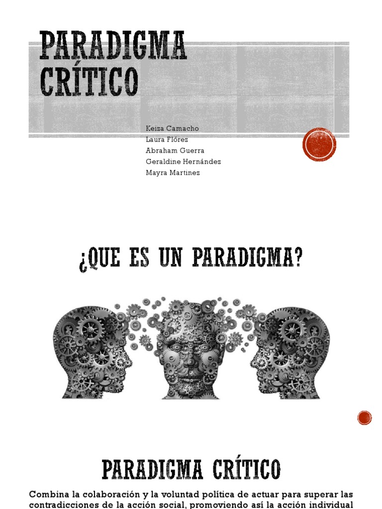 Paradigma Crítico y Acción Social | PDF | Ciencias sociales