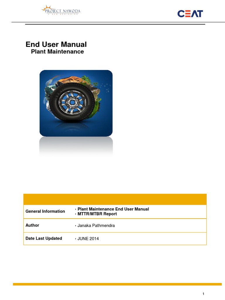 Kpi Sap PM PDF | PDF | Data | Information Technology Management