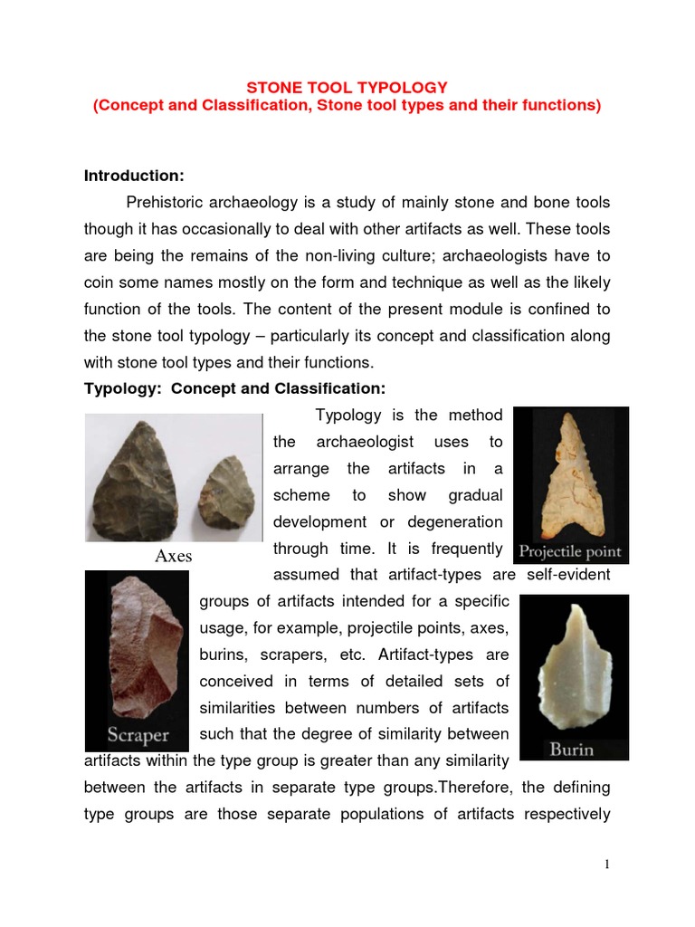 Middle Paleolithic Tools | PDF | Axe | Blade