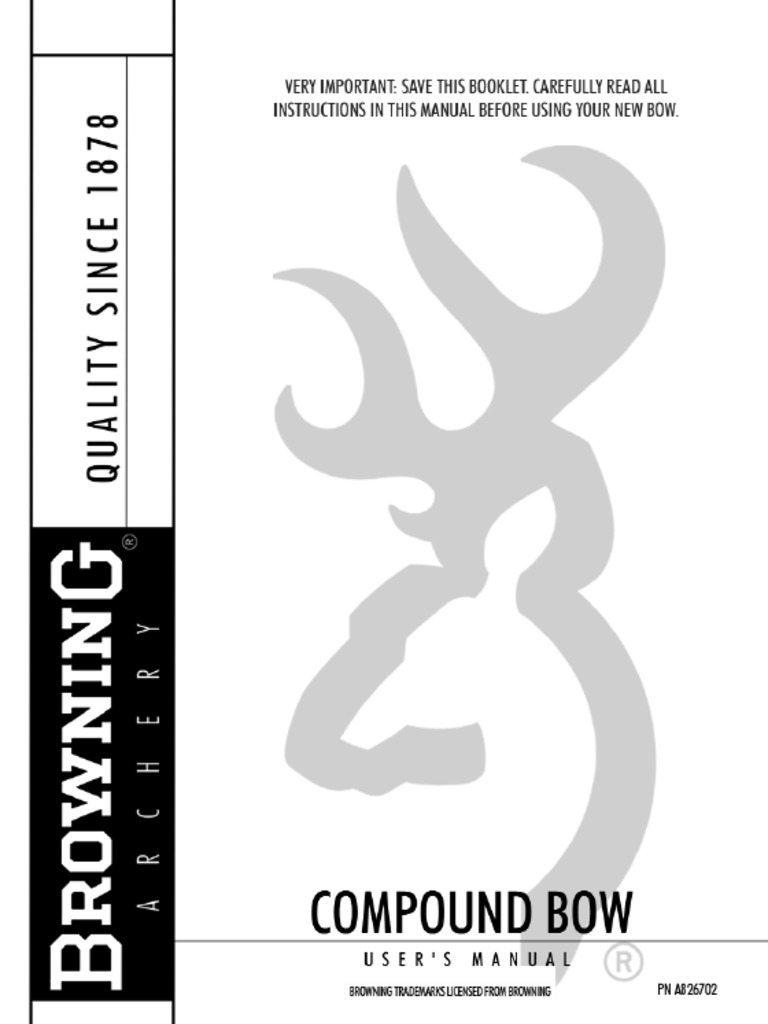 02 Browning Archery Manual | PDF | Bow And Arrow | Archery
