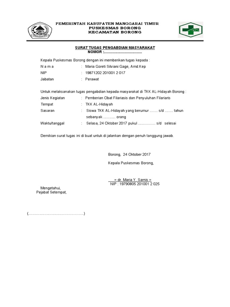 Surat Pengabdian BELKAGA | PDF