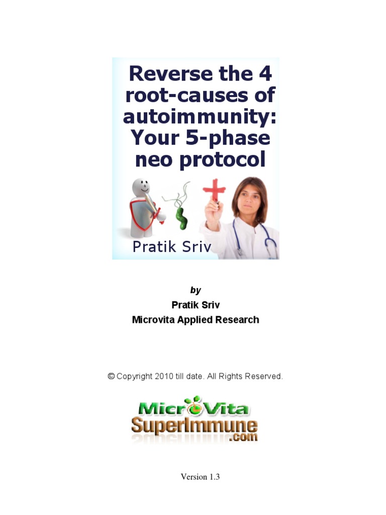 Anti Autoimmune Protocol | PDF | Lymphatic System | Lymph Node