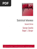 Casella Berger Statistical Inference | PDF