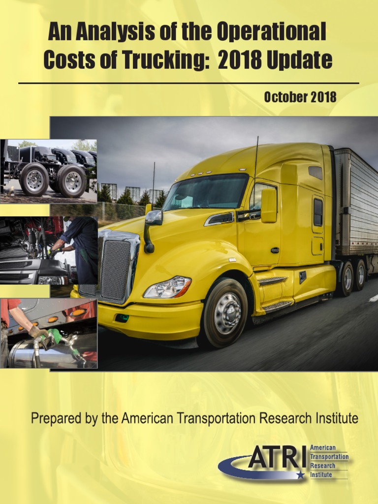 2018 Trucking Operational Costs Analysis | PDF | Fuel Economy In ...