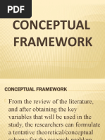 Conceptual Framework Quantitative Research | PDF
