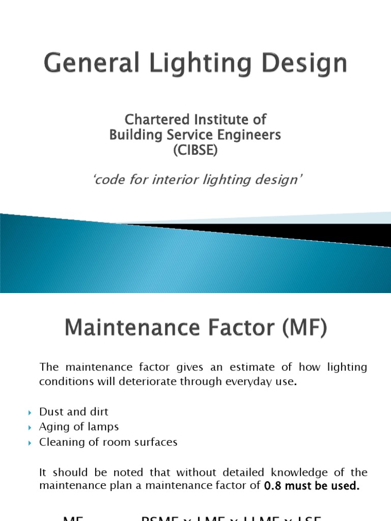 Chartered Institute of Building Service Engineers (Cibse) Code For ...