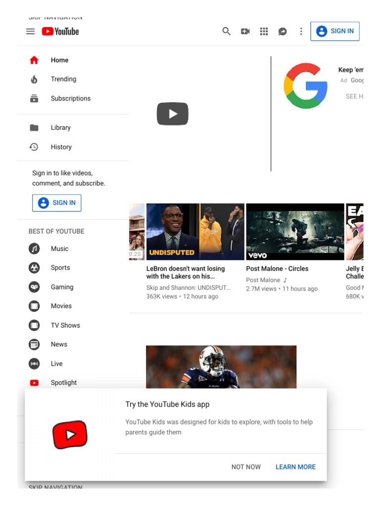 YouTube Information | PDF | You Tube