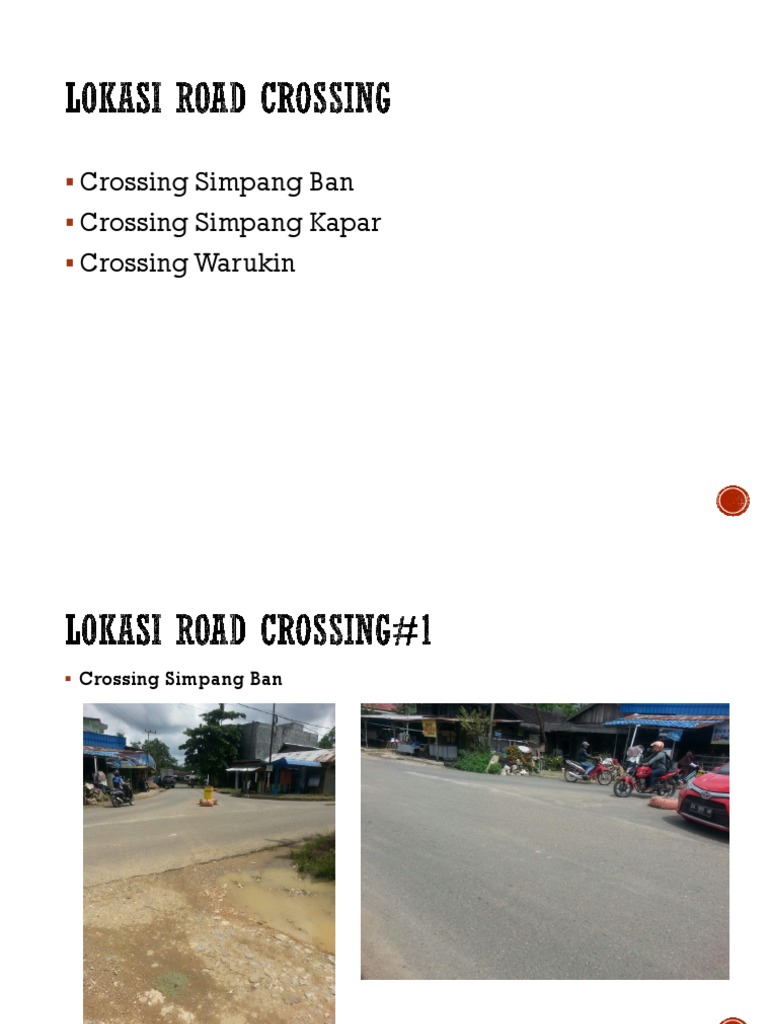 Metode Kerja Road Crossing | PDF