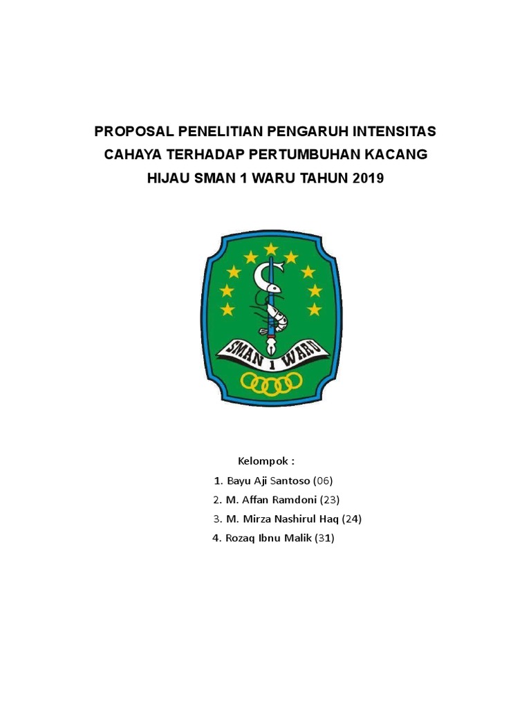 Pengaruh Intensitas Cahaya Terhadap Pertumbuhan Kacang Hijau Pdf