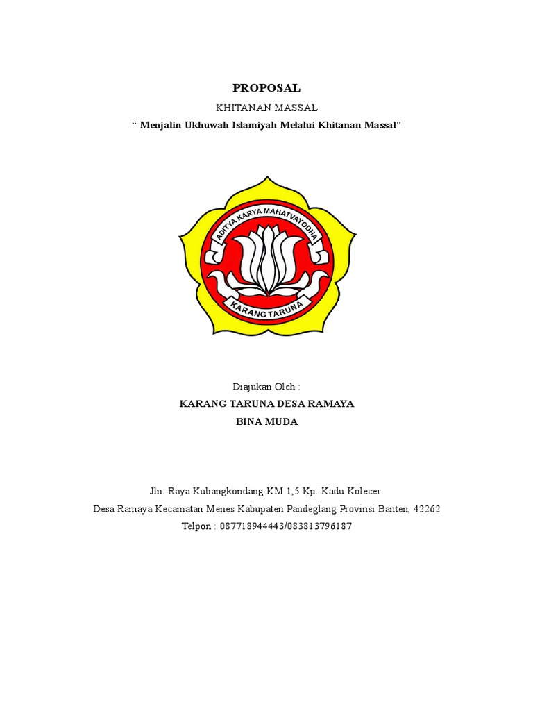 PROPOSAL Khitanan Katar | PDF