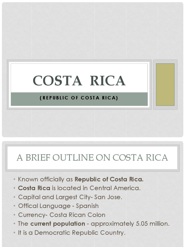 Discover Costa Rica: Facts & Culture | PDF | Costa Rica | Nature