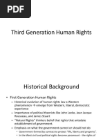 Three Generations of Human Rights | PDF | Liberty | Rights