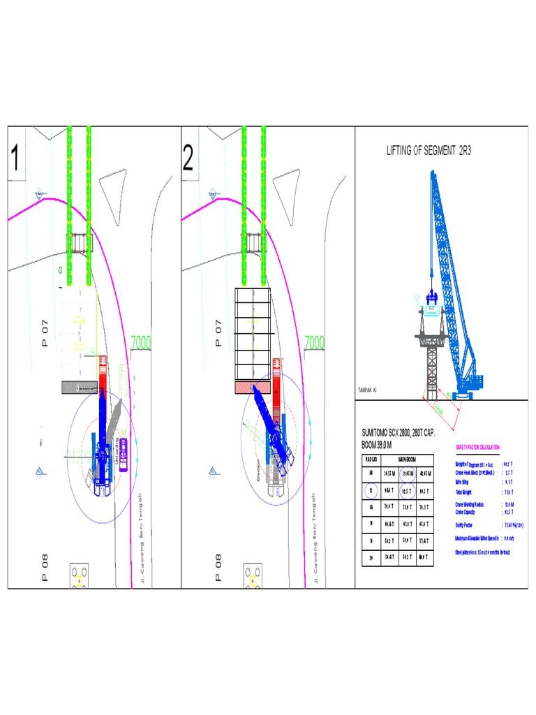 Contoh Rigging Plan | PDF | Crane (Machine) | Manufactured Goods