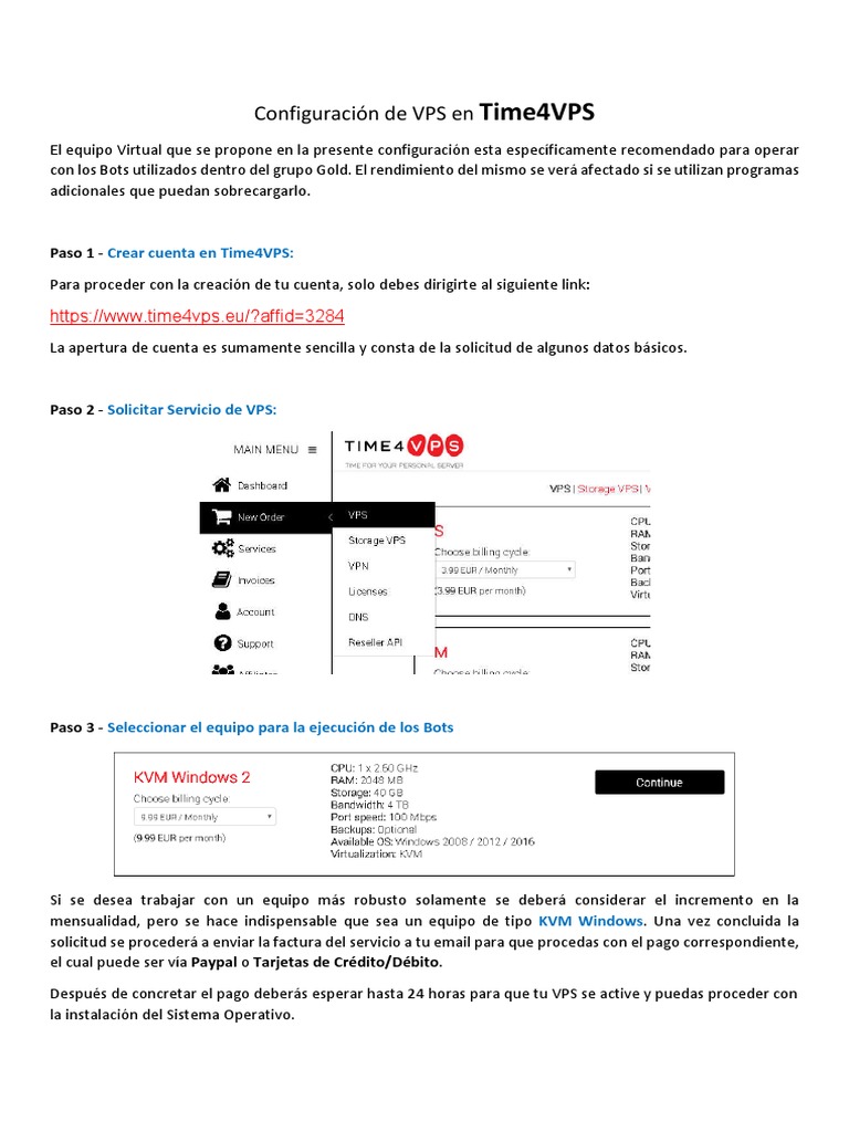 Configuracion Vps | PDF