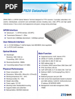 ZTE-ZXHN-F670 Datasheet: Quick Spec | PDF | Wi Fi | Optical Fiber