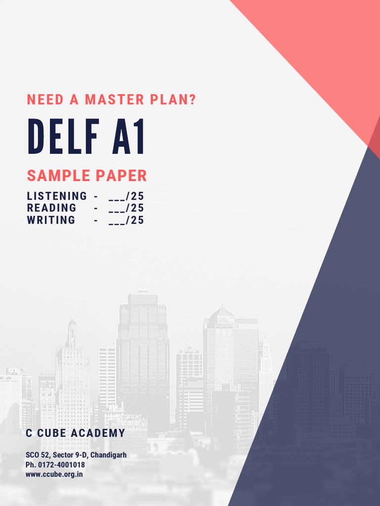 DELF A1 Sample Paper 2 With Answers Key | PDF | Transport