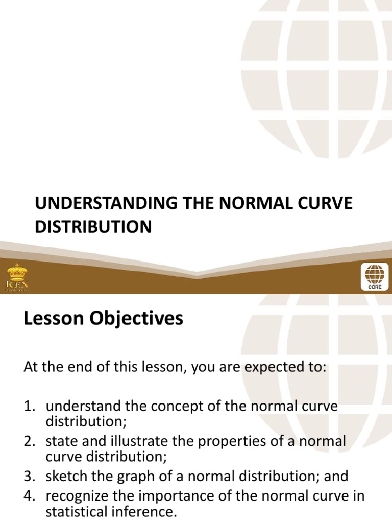 Understanding The Normal Curve Distribution Pdf Normal Distribution Mode Statistics