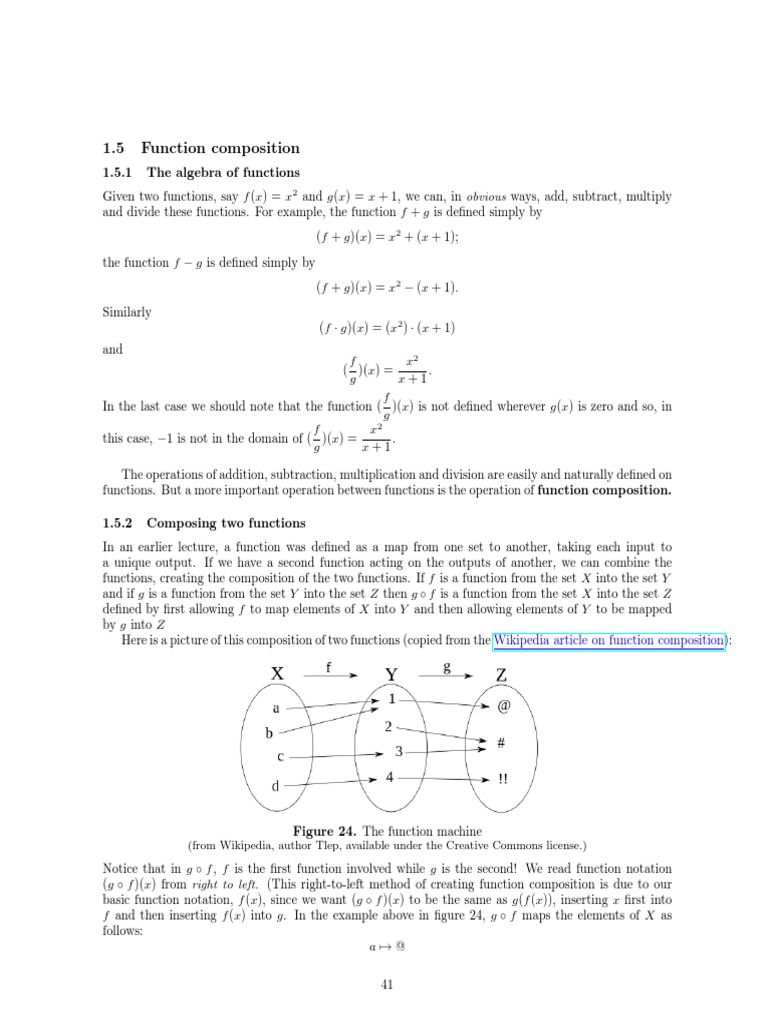 Composing Functions: An Exploration of the Important Operation of ...