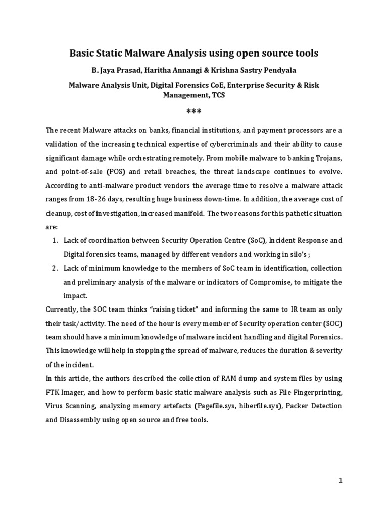 Static Malware Analysis Techniques Pdf Windows Registry Malware 1046