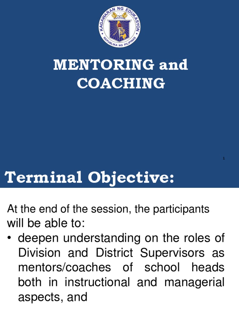 Mentoring and Coaching | PDF | Mentorship | Pedagogy