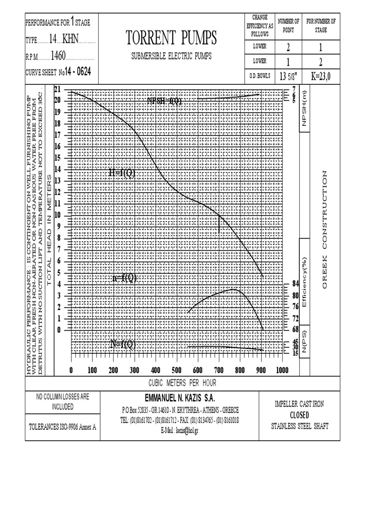 Torrent Pumps | PDF | Machines | Dynamics (Mechanics)