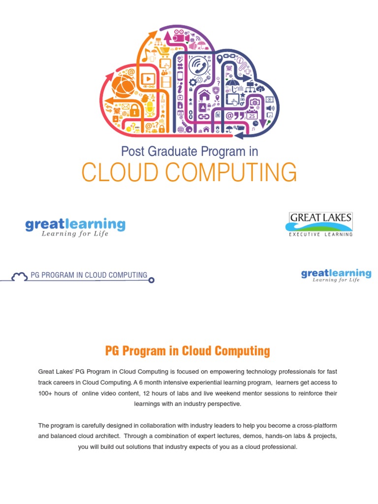 Cloud Computing Program Brochure | PDF | Microsoft Azure | Cloud Computing