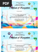 Certificate Intrams Winners - Short | PDF