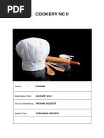 COOKERY NC II Prepare Sandwich Module 1 | PDF | Hamburgers | Sandwich