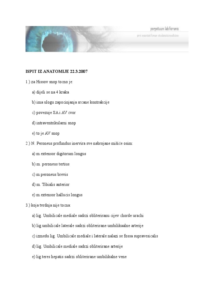 Anatomija 22.3.2007 WWW - Perpetuum-Lab - Com | PDF