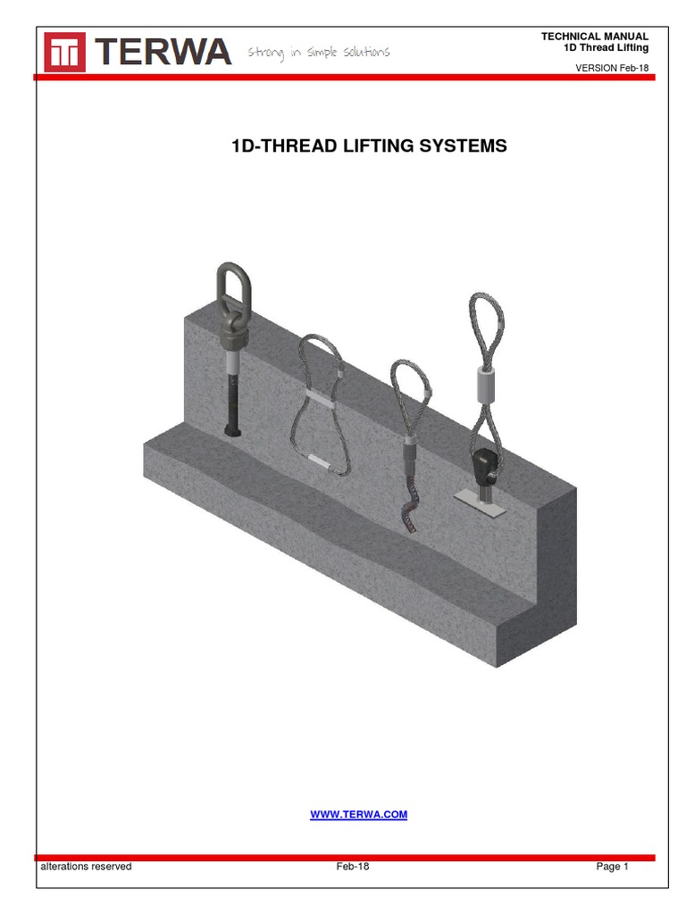 Terwa Manual | PDF | Anchor | Concrete