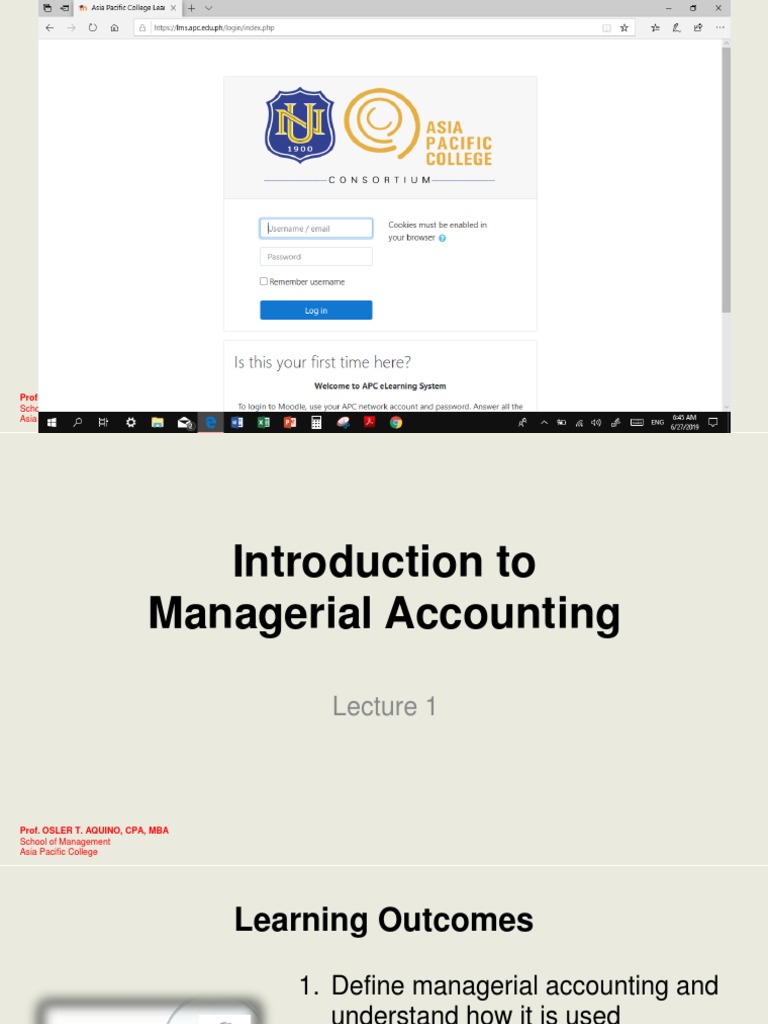 1a Intro To Management Accounting | PDF | Cost Of Goods Sold | Accounting