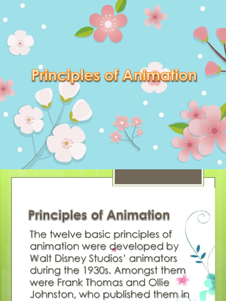 12 Principles of Animation Explained | PDF | Animation | Drawing