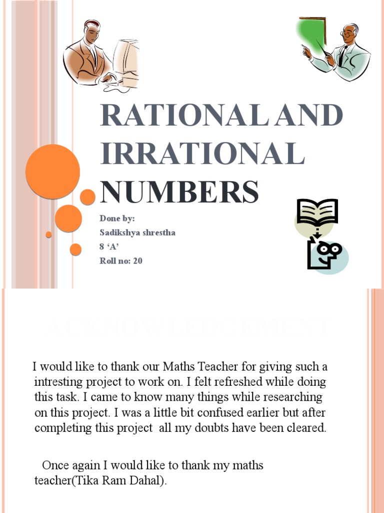 Rational and Irrational Numbers | PDF | Significant Figures | Teaching ...