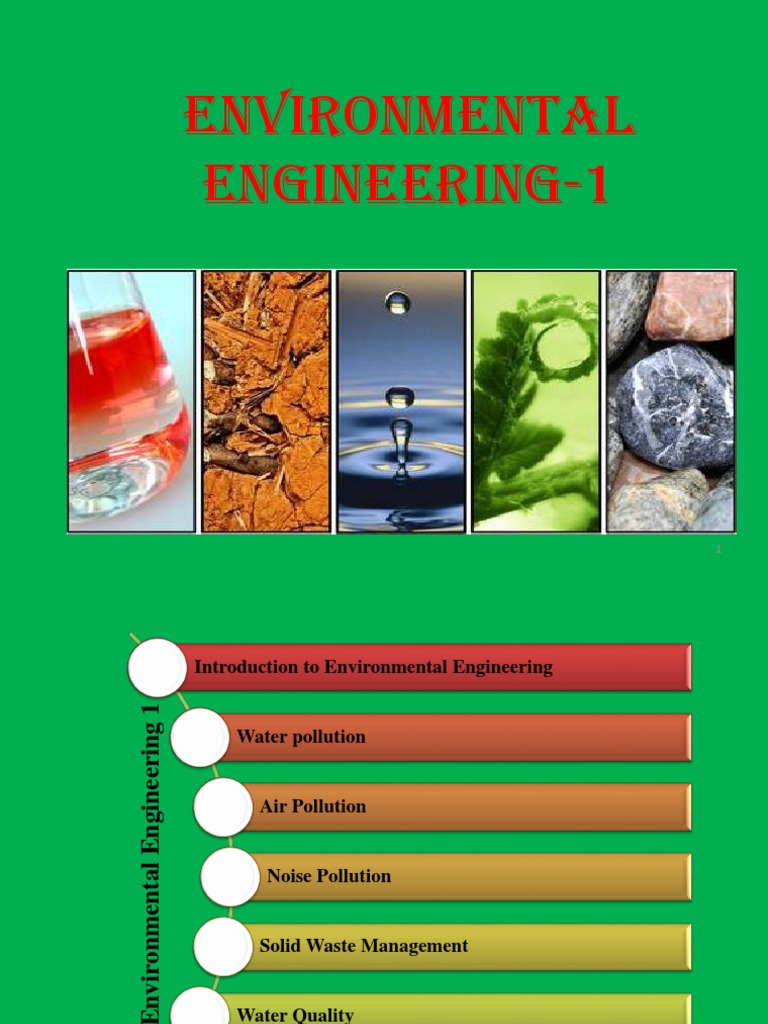 Lec - 1-Week (1) (Introduction To Environmental Engineering) PDF | PDF ...