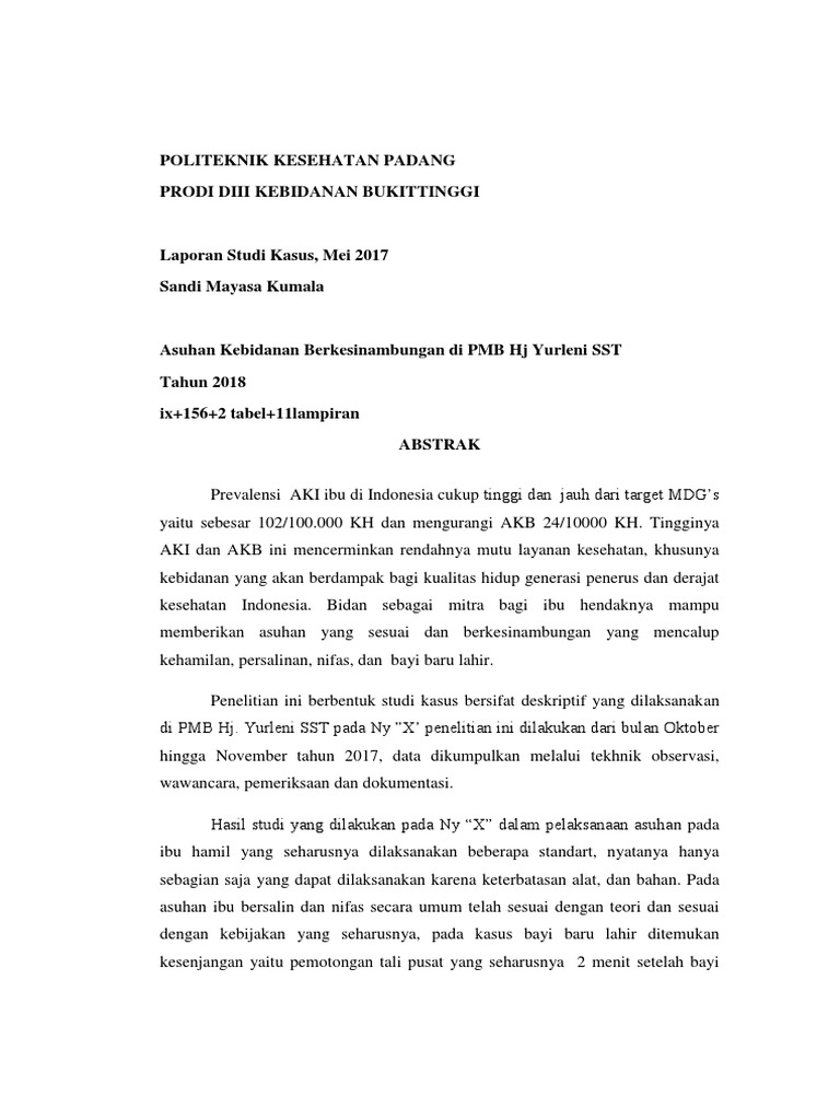 Contoh Abstrak | PDF