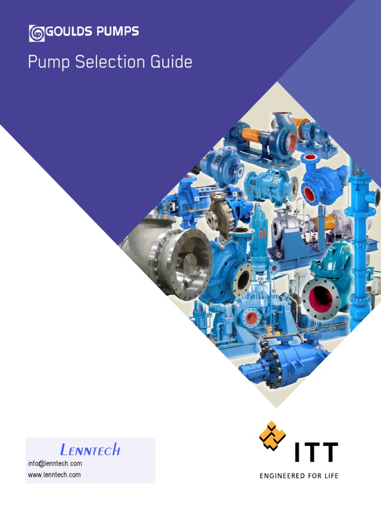 Itt Goulds Pump Selection Guide | PDF | Pump | Corrosion