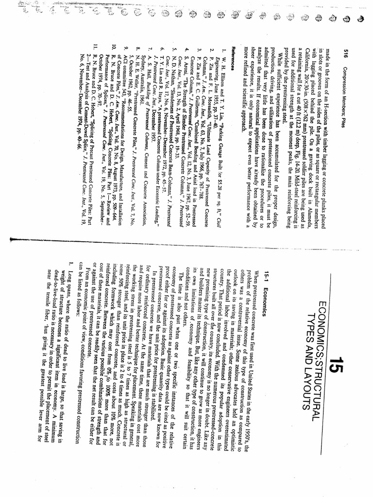 Design of Prestressed Concrete Structures (Part II), T Y Lin & A P Burn ...