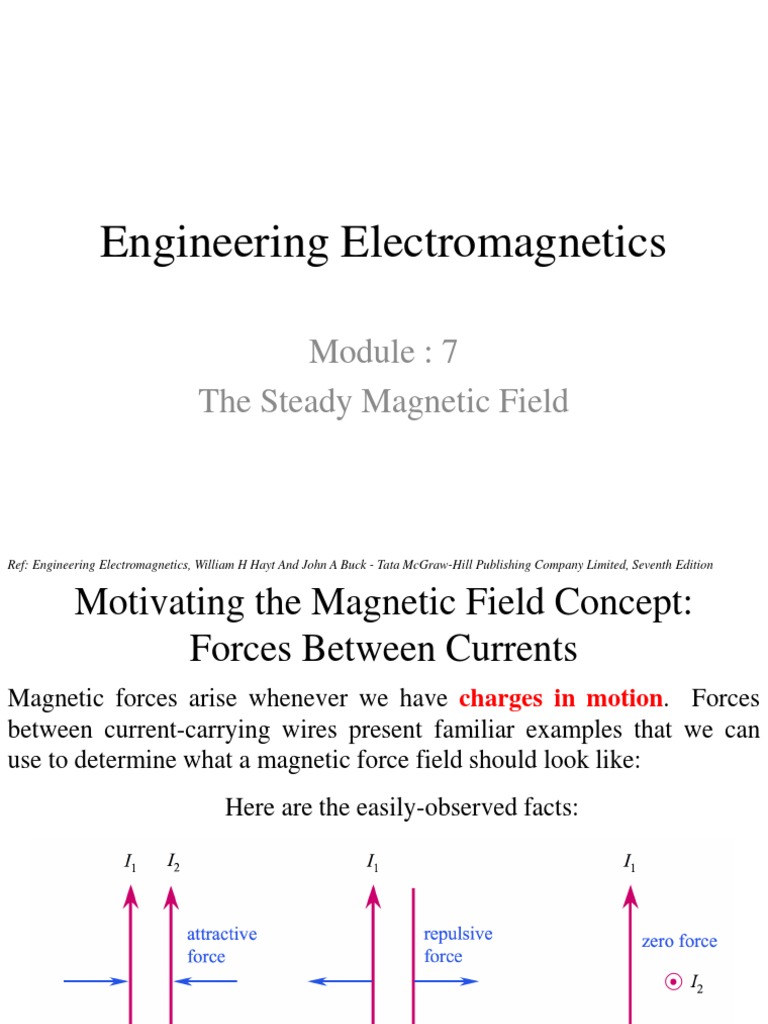 Engineering Electromagnetics: The Steady Magnetic Field | PDF | Magnetic Field | Flux