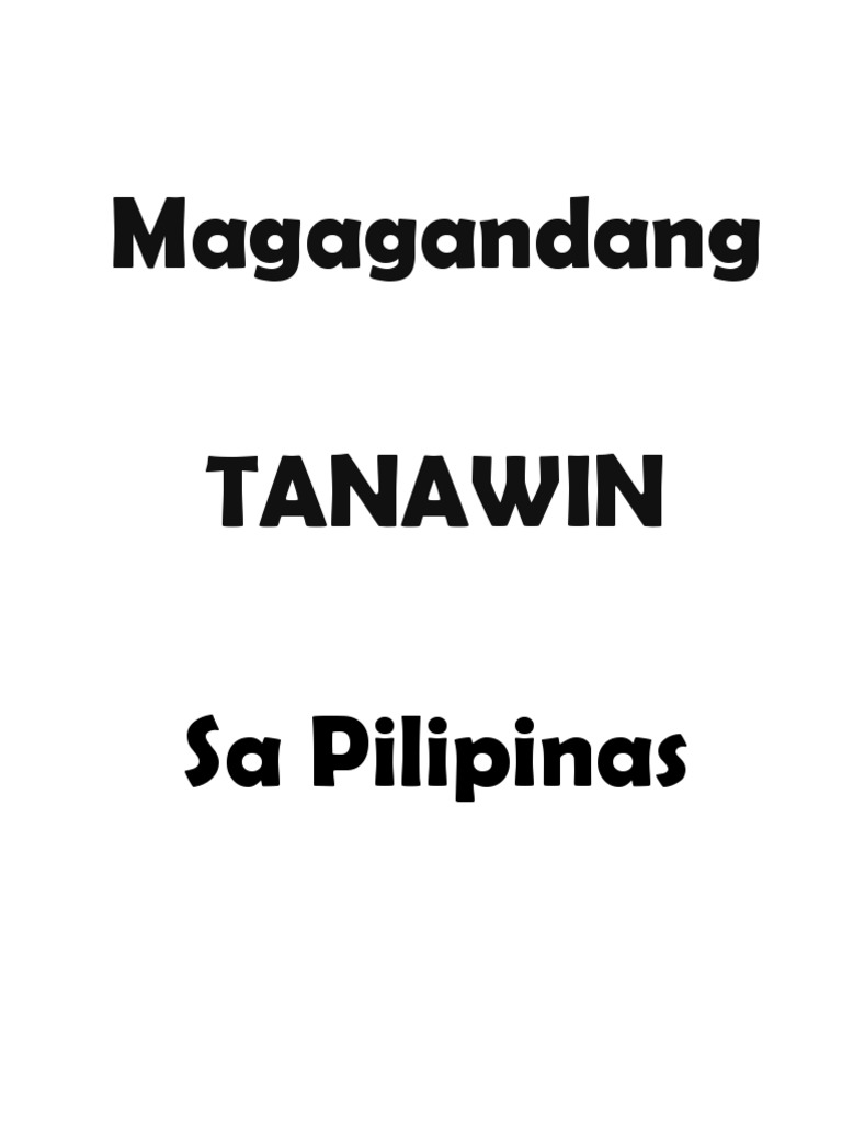 Magagandang Tanawin Sa Pilipinas | PDF