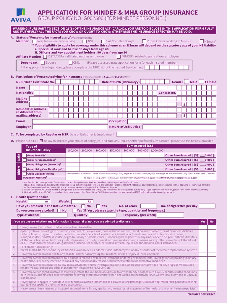 Application and Giro Form For | PDF | Insurance | Insurance Policy